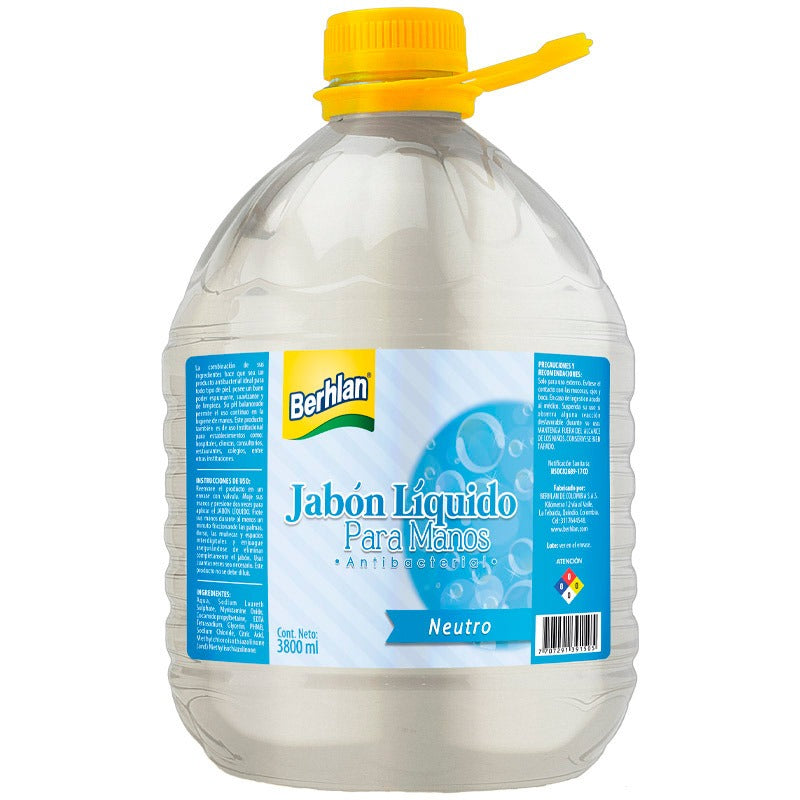 Jabon Liquido Antibacterial 3800Ml Kiwi Berhlan – Fudigo